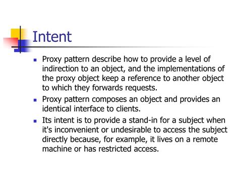Ppt Proxy Design Pattern Powerpoint Presentation Free Download Id1399813