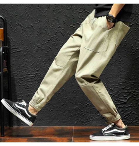 남자편한바지 남자면바지 남자 빅사이즈 조거 팬츠 면바지 캐주얼 스트릿룩 티몬