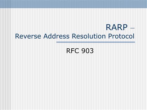 Ppt Arp Address Resolution Protocol Powerpoint Presentation Free