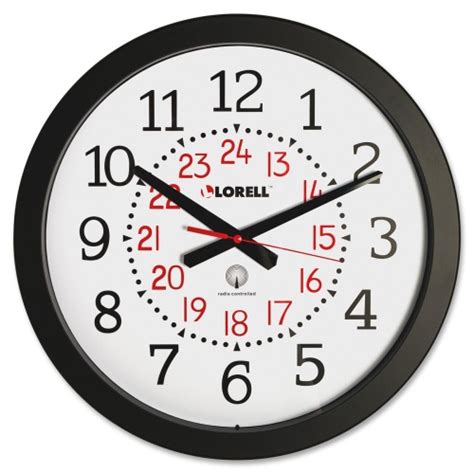 Lorell 14 Round Radio Controlled Wall Clock Llr60993