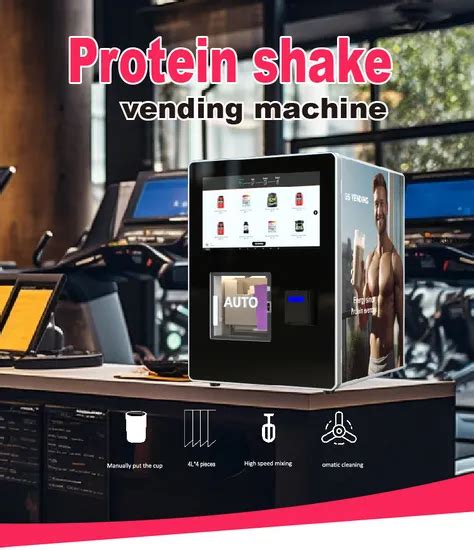 New Tech Gs801 Fully Automatic Gym Self Service Protein Shake Vending