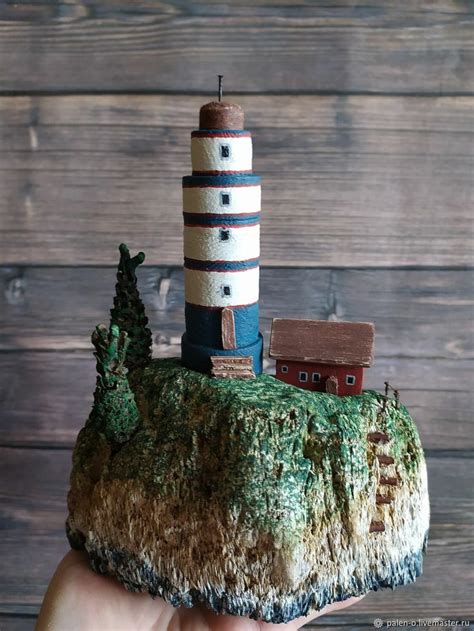 Домик с маяком дрифтвуд Ирландия Интерьерная композиция купить в интернет магазине Ярмарка