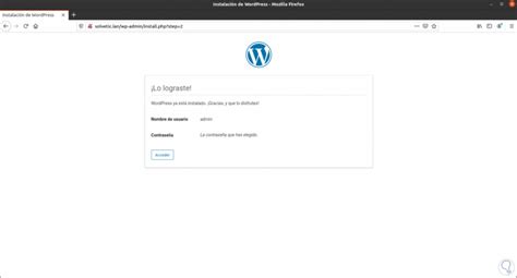 Instalar WordPress Ubuntu Apache Solvetic