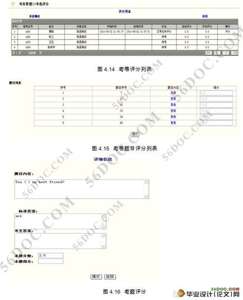 大学生英语标准化在线考试系统设计 三层架构 jsp servlet mysql javaweb 56设计资料网