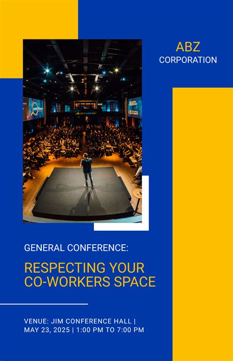 Free Conference Poster Templates Editable And Printable