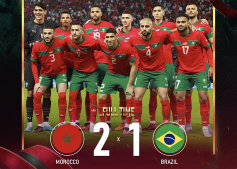 Les Lions De Latlas Simposent 2 1 Face Au Brésil