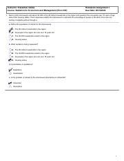 Statistics And Data Analysis In Econ Course Course Hero