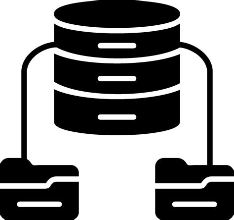 Folder Network Glyph Icon 43294376 Vector Art At Vecteezy