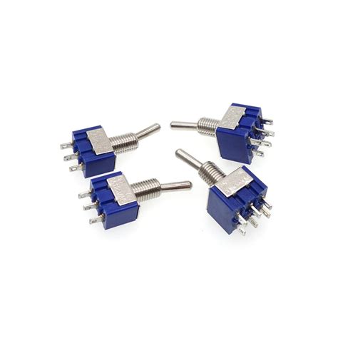 5pcslot Miniature Toggle Switch Single Pole Doubl Vicedeal