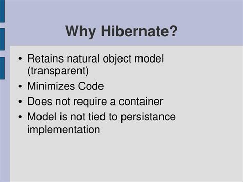 Ppt An Introduction To Hibernate Powerpoint Presentation Free Download Id2737381