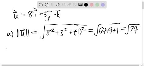 SOLVED Finding A Unit Vector Find A Unit Vector A In The Direction Of U And B In The