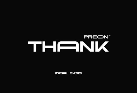 Preon Demo Font · 1001 Fonts