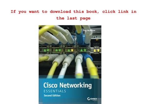 [recommendation] Cisco Networking Essentials 2nd Edition By Troy