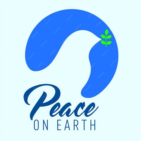 올리브 가지와 평화의 비둘기 국제 평화의 날 프리미엄 벡터