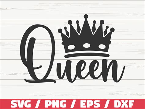 Queen SVG Black Queen SVG Cut File Graphic By ZecWorkshop