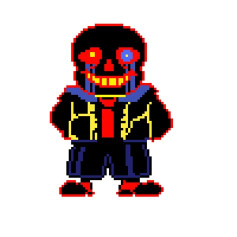 Editing Error Sans Battle Sprite Free Online Pixel Art Drawing Tool