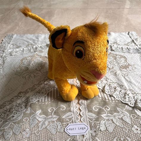 Rare Hasbro Disney Simba From The Lion King Plushie Boneka Singa