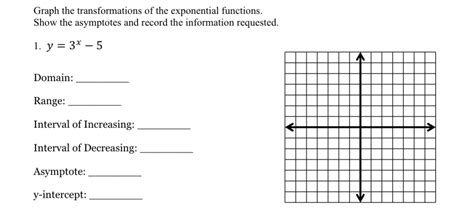 Graph The Transformations Of The Exponential