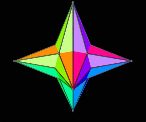 six random starsplosions of non convex polyhedra with cuboctahedral symmetry