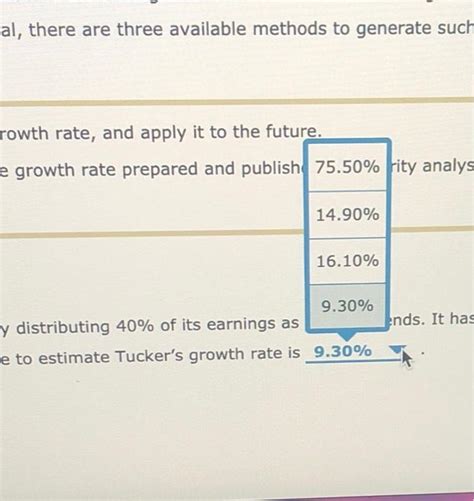 solved estimating growth rates it is often difficult to