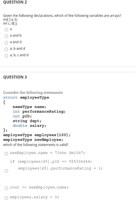 Solved Question 1 Given The Nested If Else Structure Below