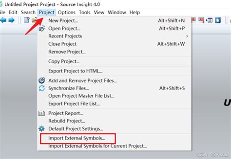 Source Insight使用方法sourceinsight打开工程 Csdn博客