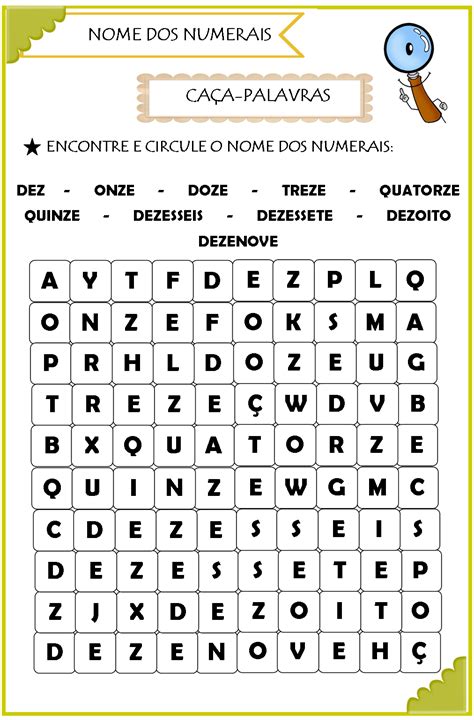 Ca A Palavras De Matem Tica Revoeduca