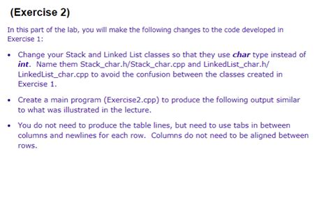Solved Exercise In This Part Of The Lab You Will Be Chegg