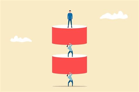 Premium Vector Ponzi Scheme Illustration Business Investment Scam Under Pressure At Work Concept