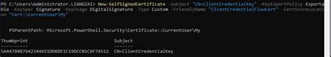 Utilizing Powershell For Testing The Client Credential Flow With Certificate Ruians Tech