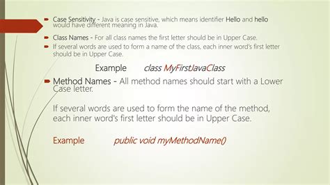 Introduction To Java Pptx