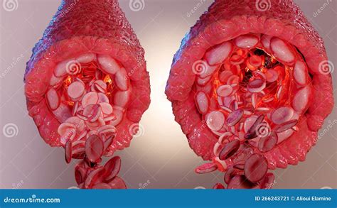 Vasoconstriction And Vasodilation Blood Pressure Dilated Blood Vessels