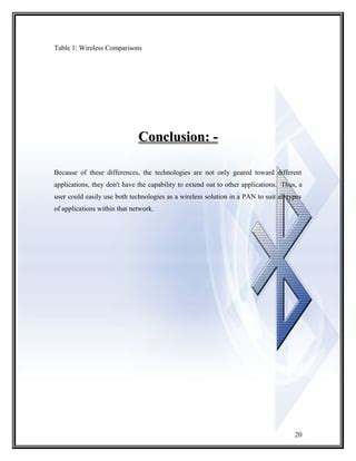 Bluetooth Vs Zigbee DOC