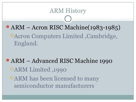 Arm Advance Risc Machine
