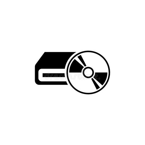 Computer Case Tower Pc System Case Flat Vector Icon Stock Illustration
