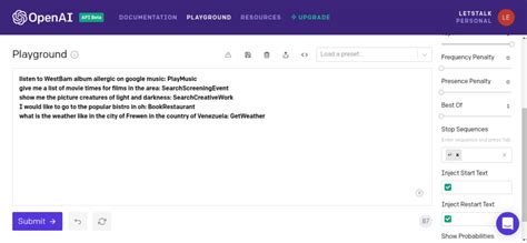 Intent Classification And Paraphrasing Examples Using Gpt 3