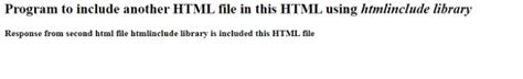 Html Load External Html File