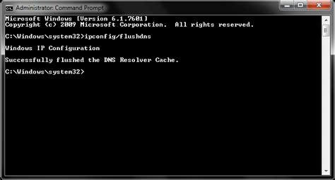 Windows Vista Windows 7 Of Windows 8 DNS Cache Flush Reset