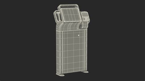 3d Toshiba Self Checkout System7 Kiosk Turbosquid 1796834