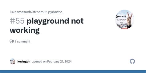 Playground Not Working Issue 55 LukasMasuch Streamlit Pydantic