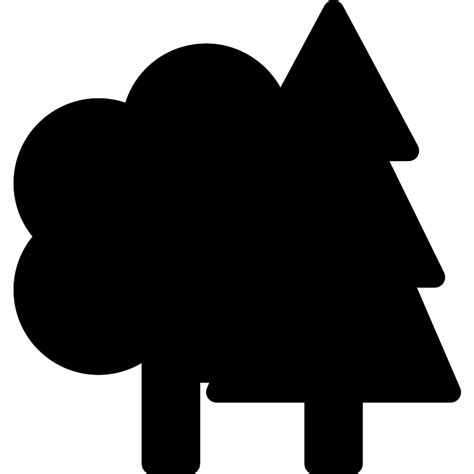 Trees Outline Vector SVG Icon SVG Repo