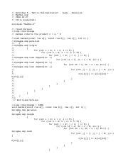 MatMul Task Cpp Workshop 5 Matrix Multiplication Tasks