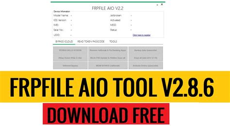 Frpfile Icloud Bypass Tool V3 Free Download Vartower