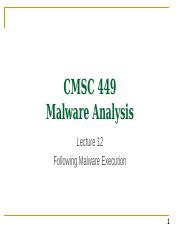 Analyzing Malware Behavior Control Flow DLLs Processes Course Hero