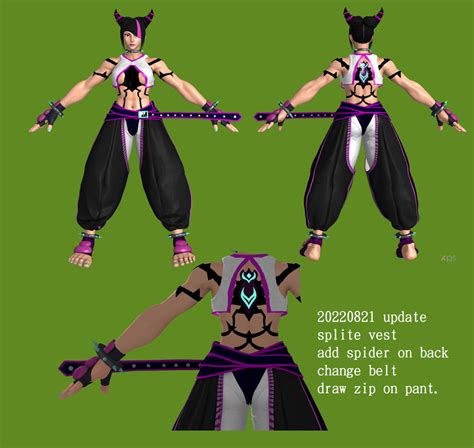 Street Fighter Juri Newtype Sf6 V2 Dl Xps By Sihsengiu On Deviantart