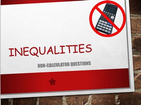 Maths Igcse Topic 0201 Inequalities 0607