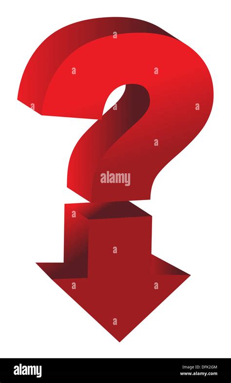 Question Mark Question Mark Down Arrow Illustration Arrow Question
