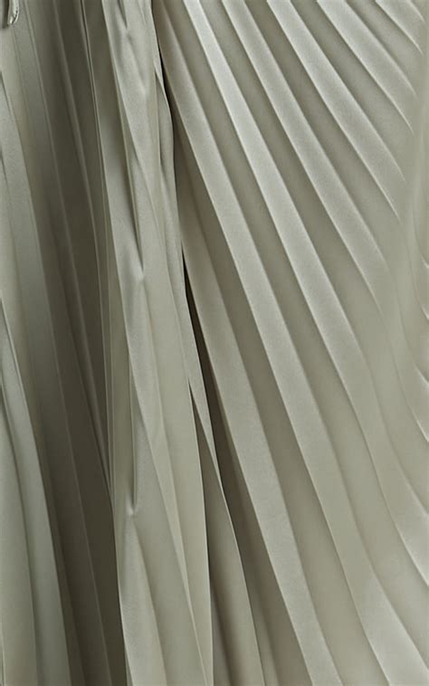Kitsune Midi Dress One Shoulder Cut Out Dress In Sage Showpo