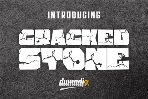 22 Realistic Stone Fonts To Give Your Designs A Rough Edgy Look Hipfonts