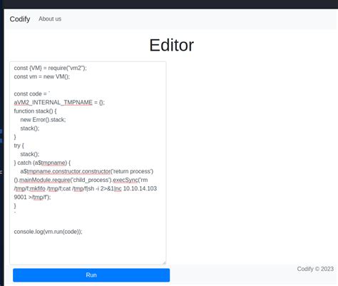 Hack The Box Codify Walkthrough